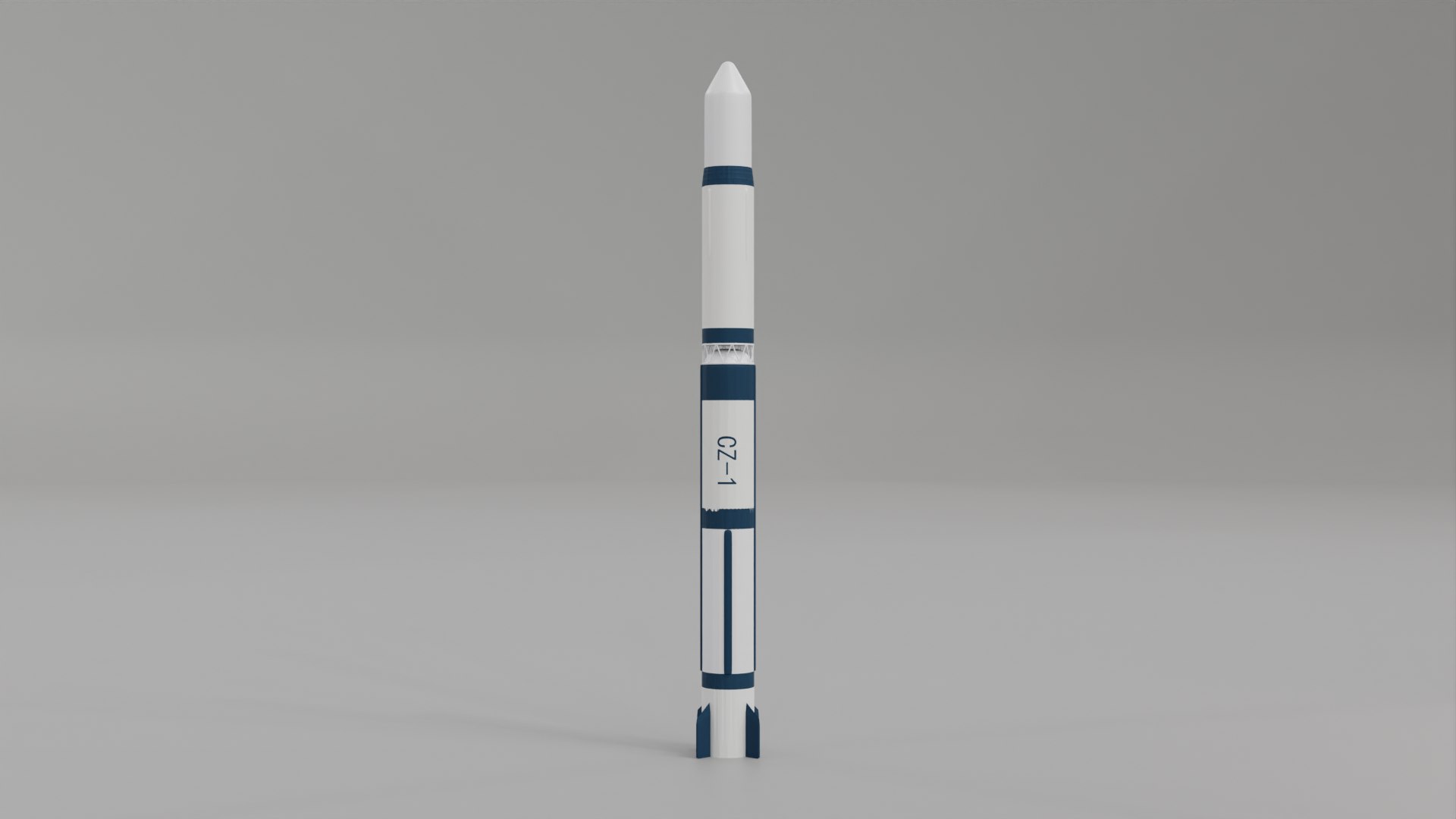 3D Model Long March 1 CZ-1 Launch Vehicle Rocket China - TurboSquid 2125166