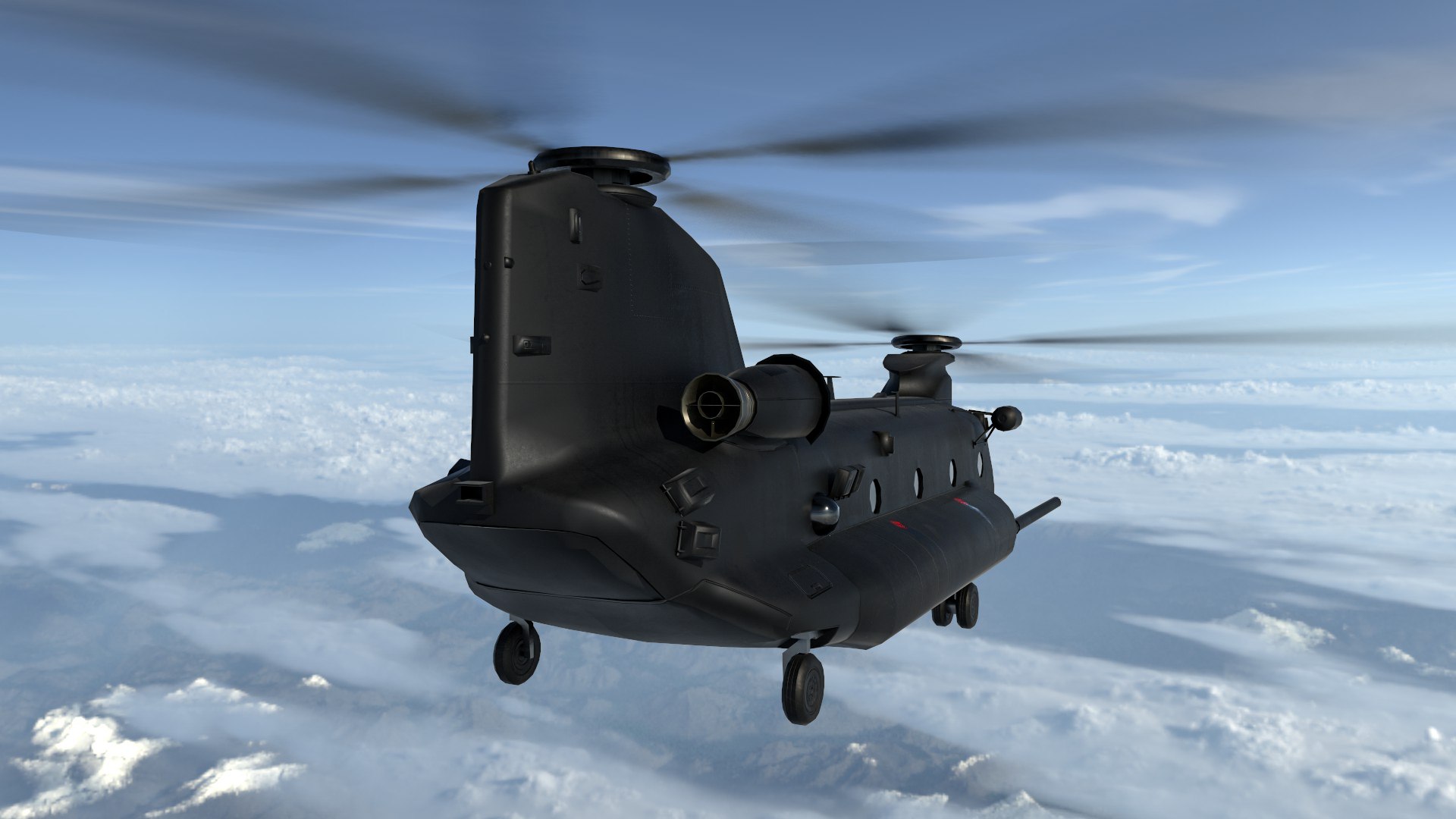 MH-47E Chinook 3D Model - TurboSquid 1749998
