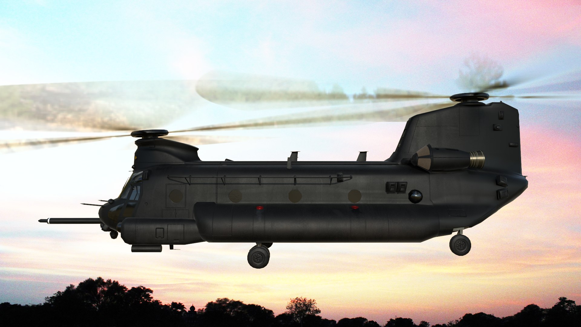MH-47E Chinook 3D Model - TurboSquid 1749998