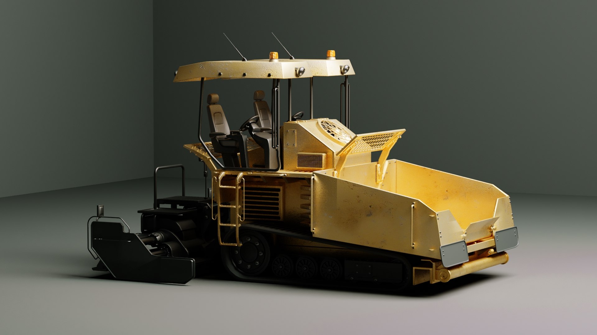 3D Realistic Asphalt Paver Truck By Terlan125 Model - TurboSquid 2106688