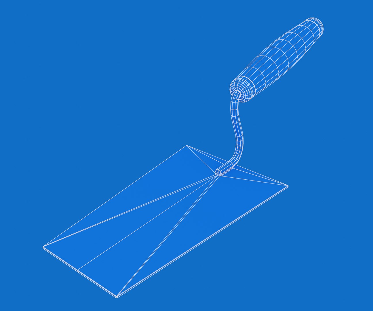 3D Model Trapeze Trowel - TurboSquid 1173842