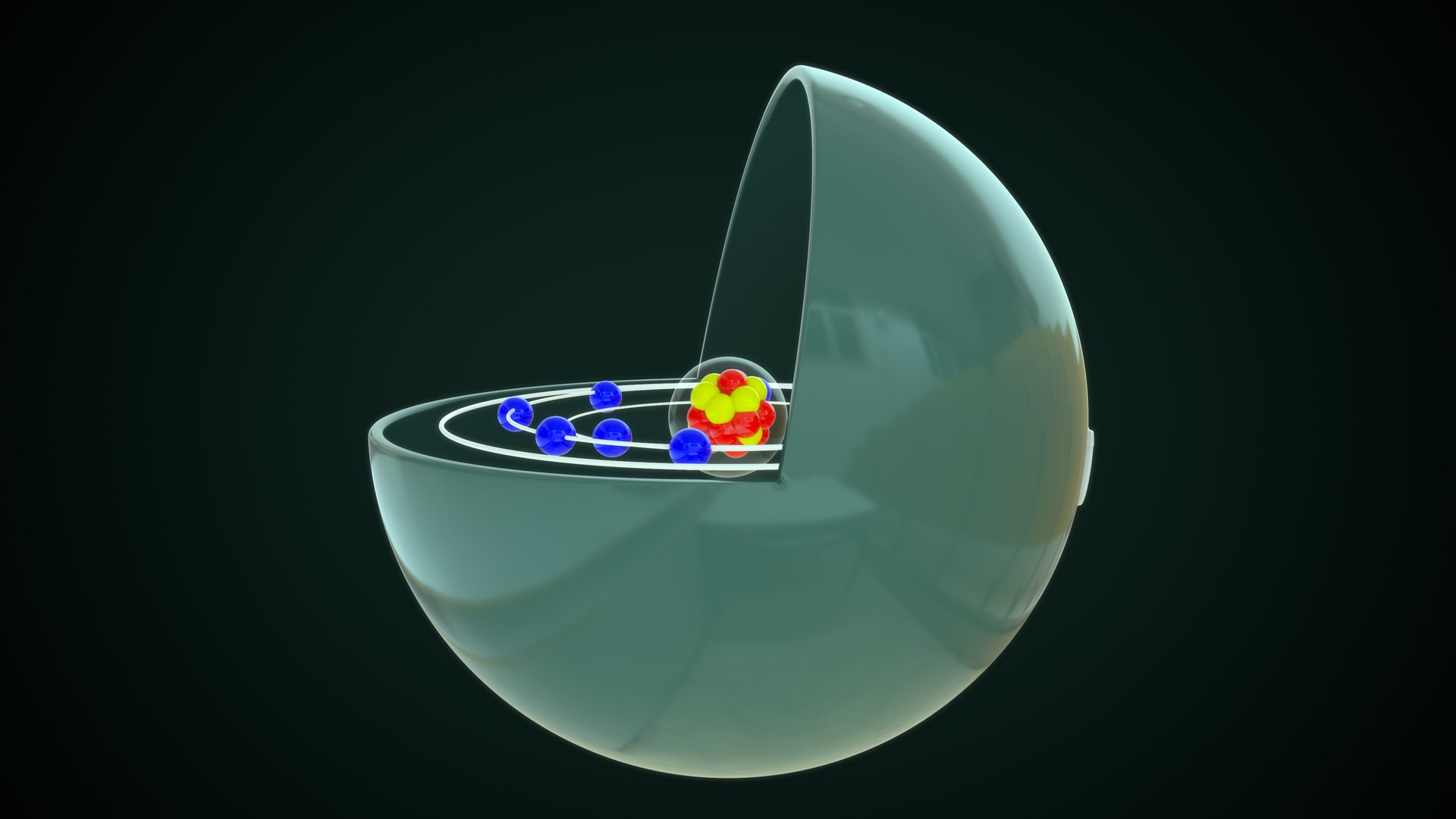sodium atom 3d