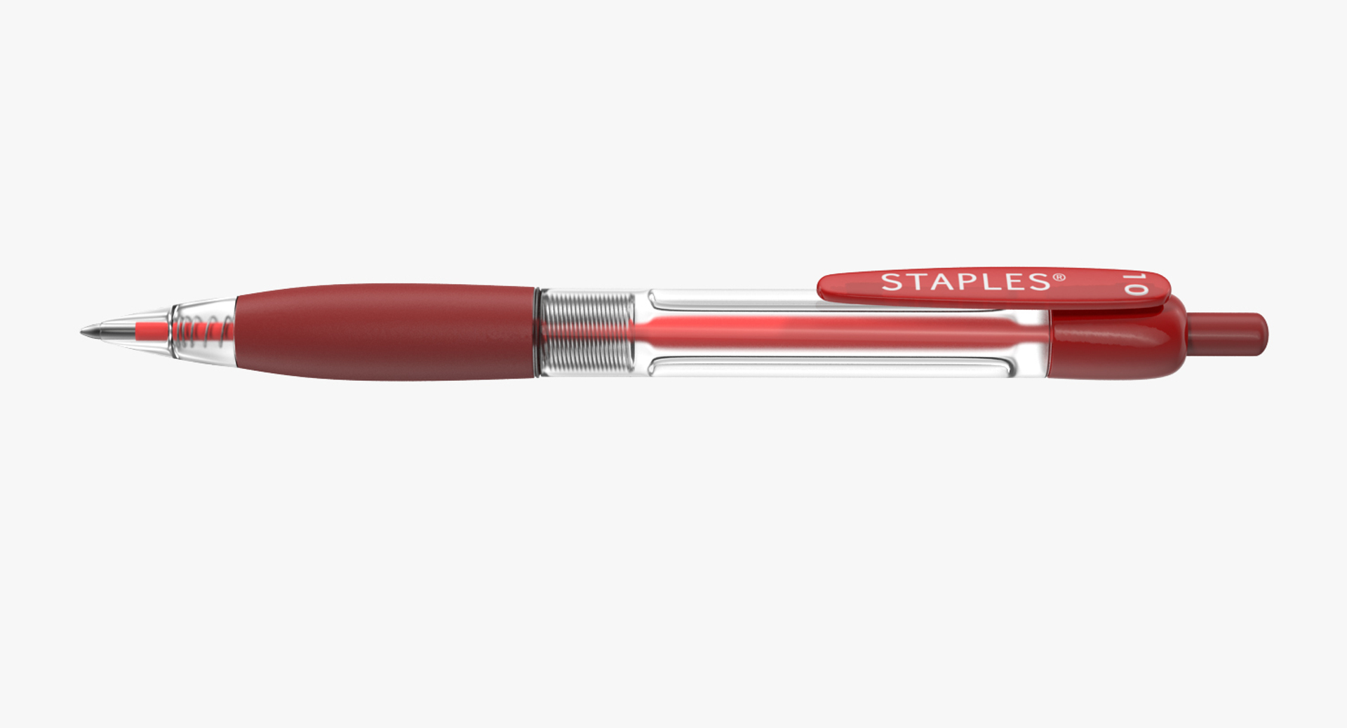 3D Red Ball Pen - TurboSquid 1203446