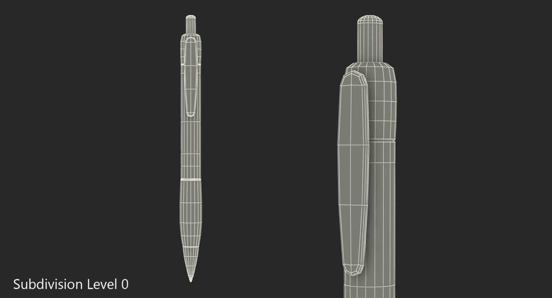 3D Red Ball Pen - TurboSquid 1203446