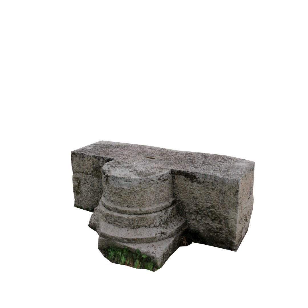 3d Model Stone Block 3