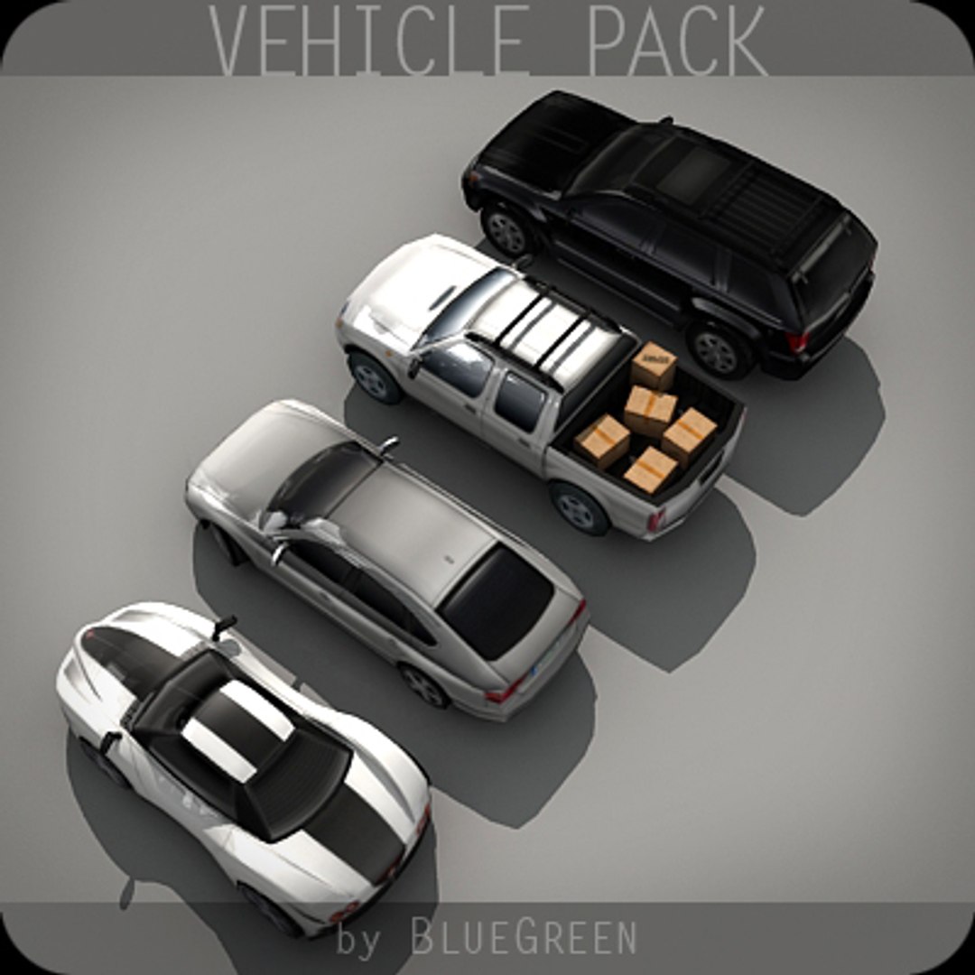 Realtime Vehicle Pack 3d Model