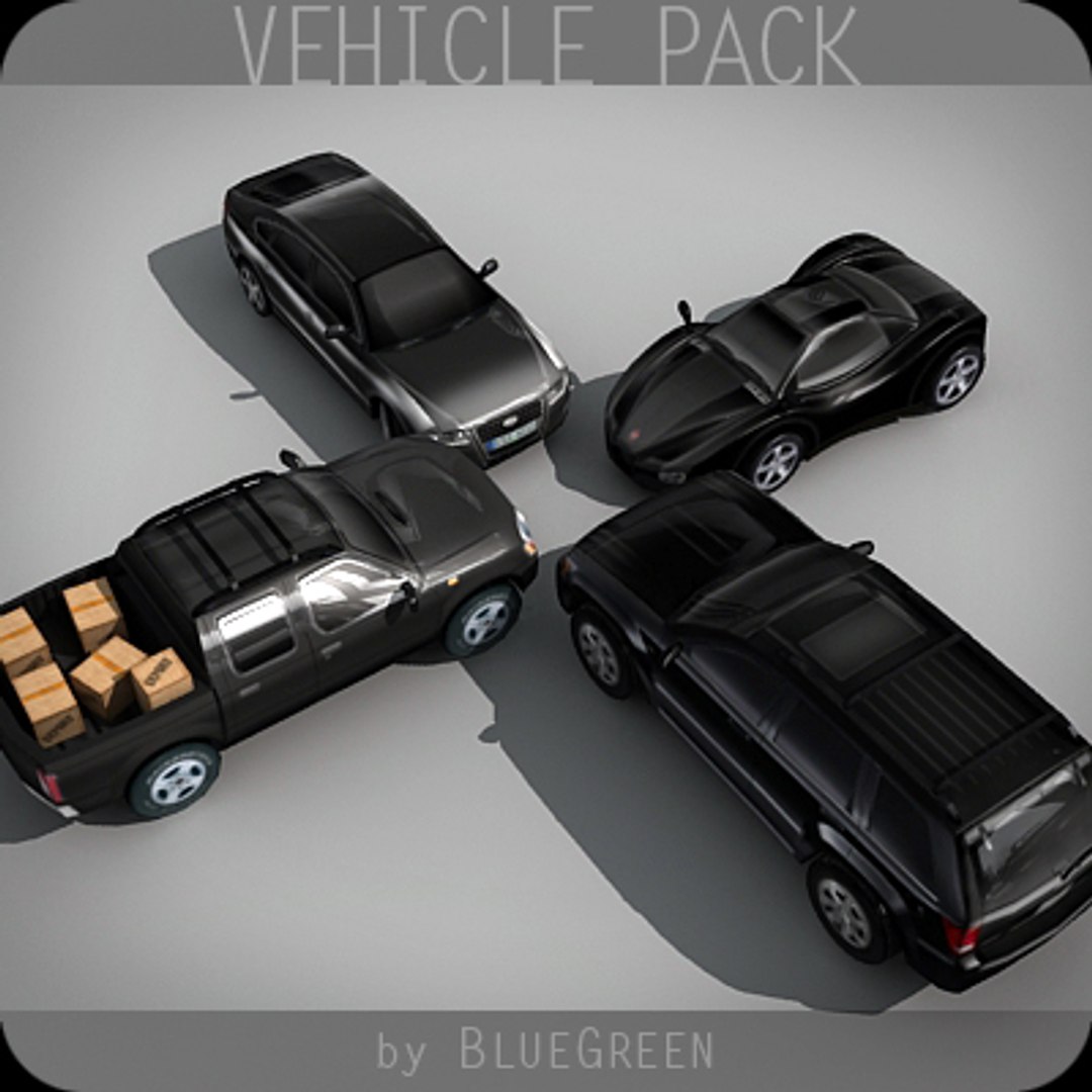 Realtime Vehicle Pack 3d Model
