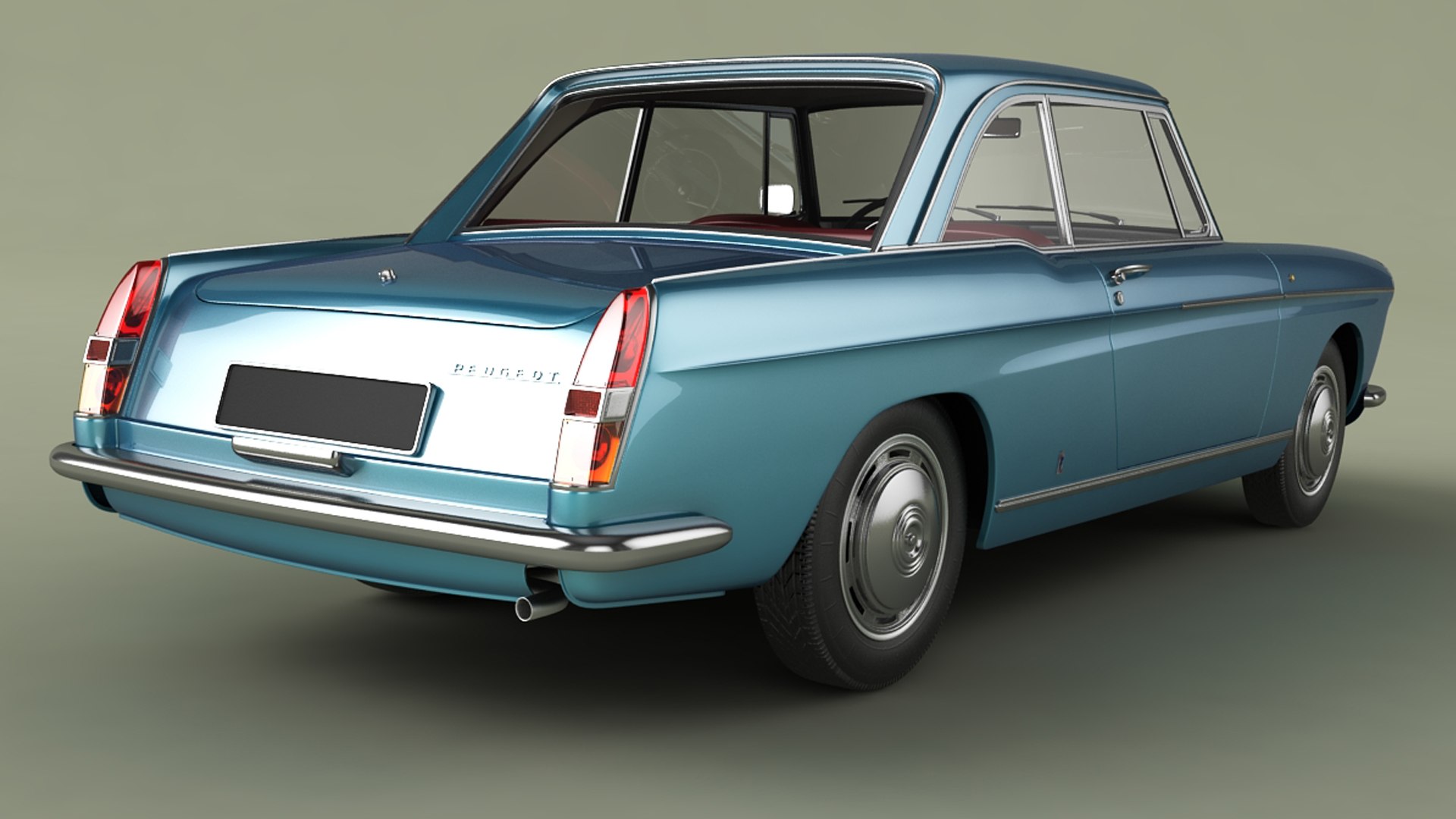 Peugeot 404 Coupe 3D Model - TurboSquid 2068670