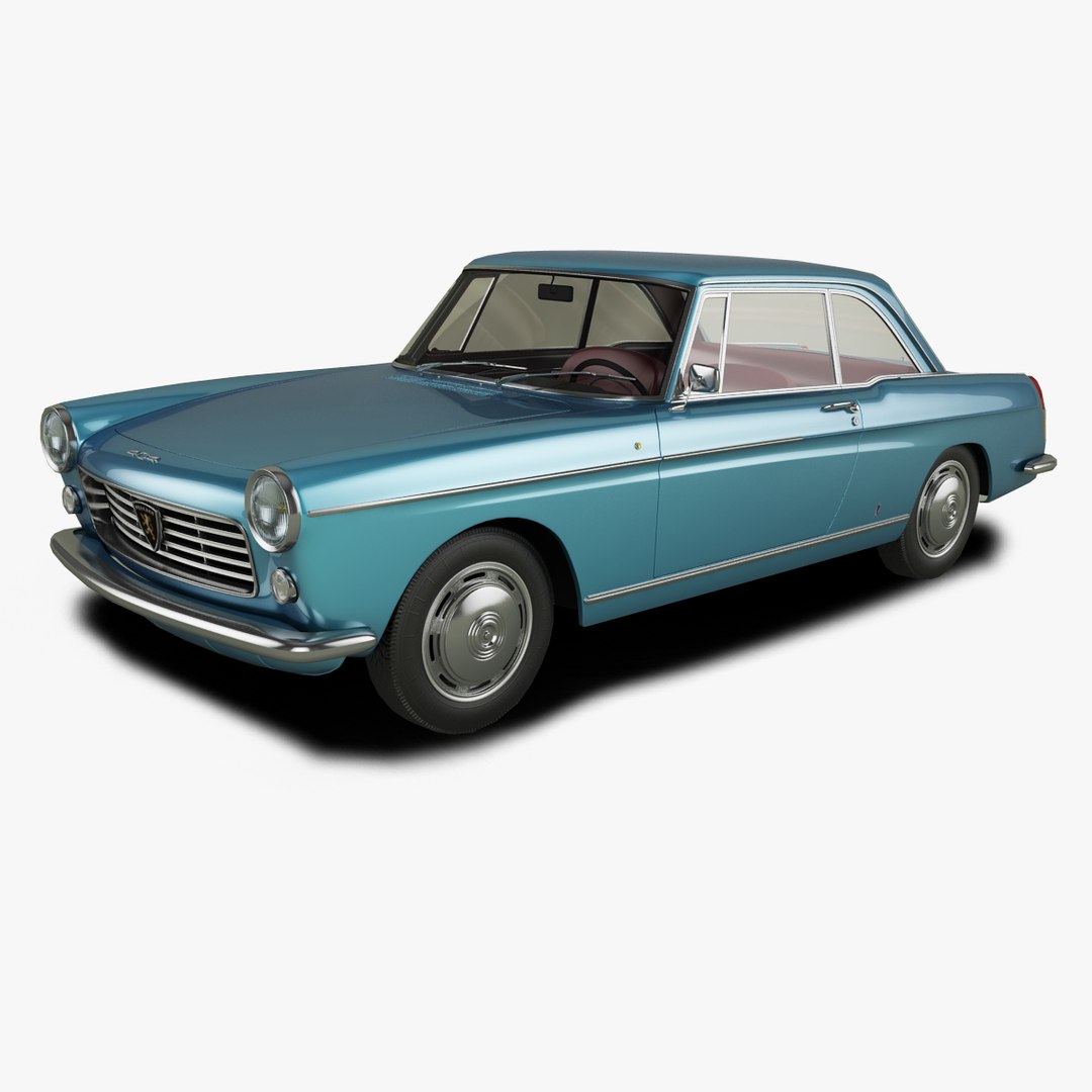 Peugeot 404 Coupe 3D model - TurboSquid 2068670