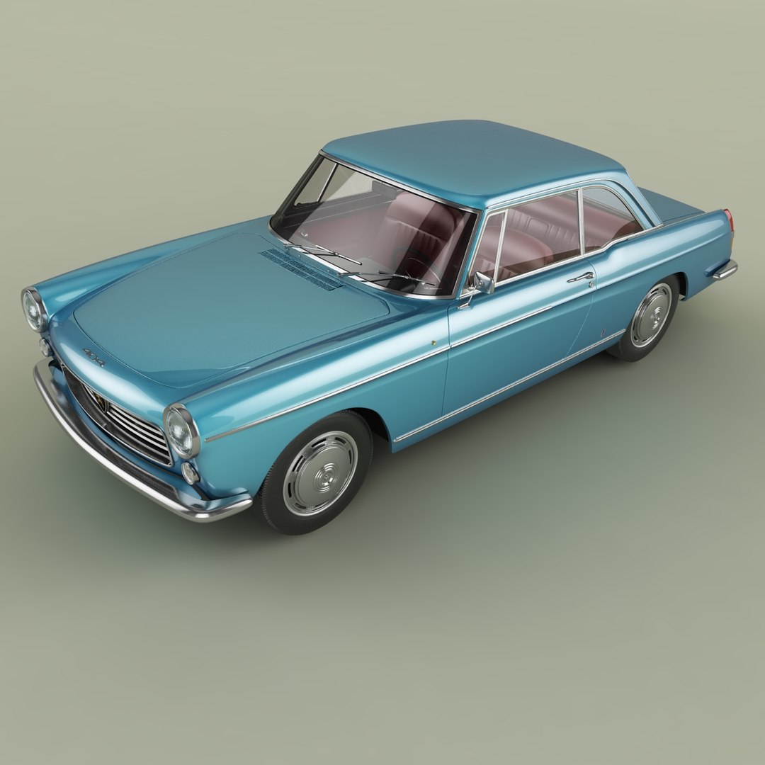 Peugeot 404 Coupe 3D Model - TurboSquid 2068670