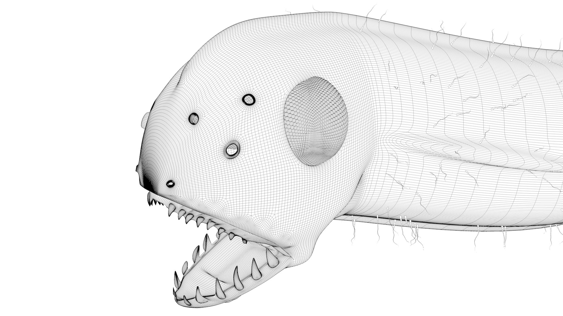 3D monster creature leviathan model - TurboSquid 1615055
