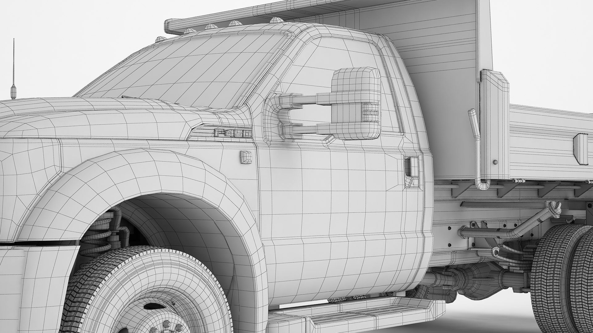 F450 2012 flatbed 3D model - TurboSquid 1608019