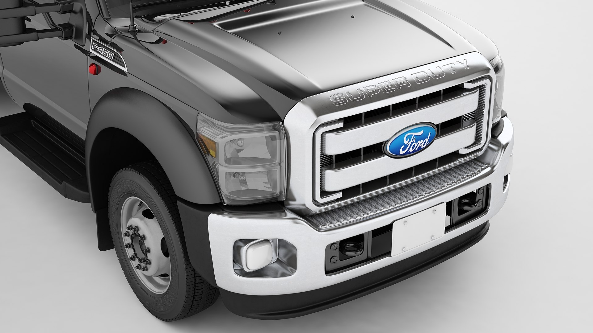 F450 2012 flatbed 3D model - TurboSquid 1608019