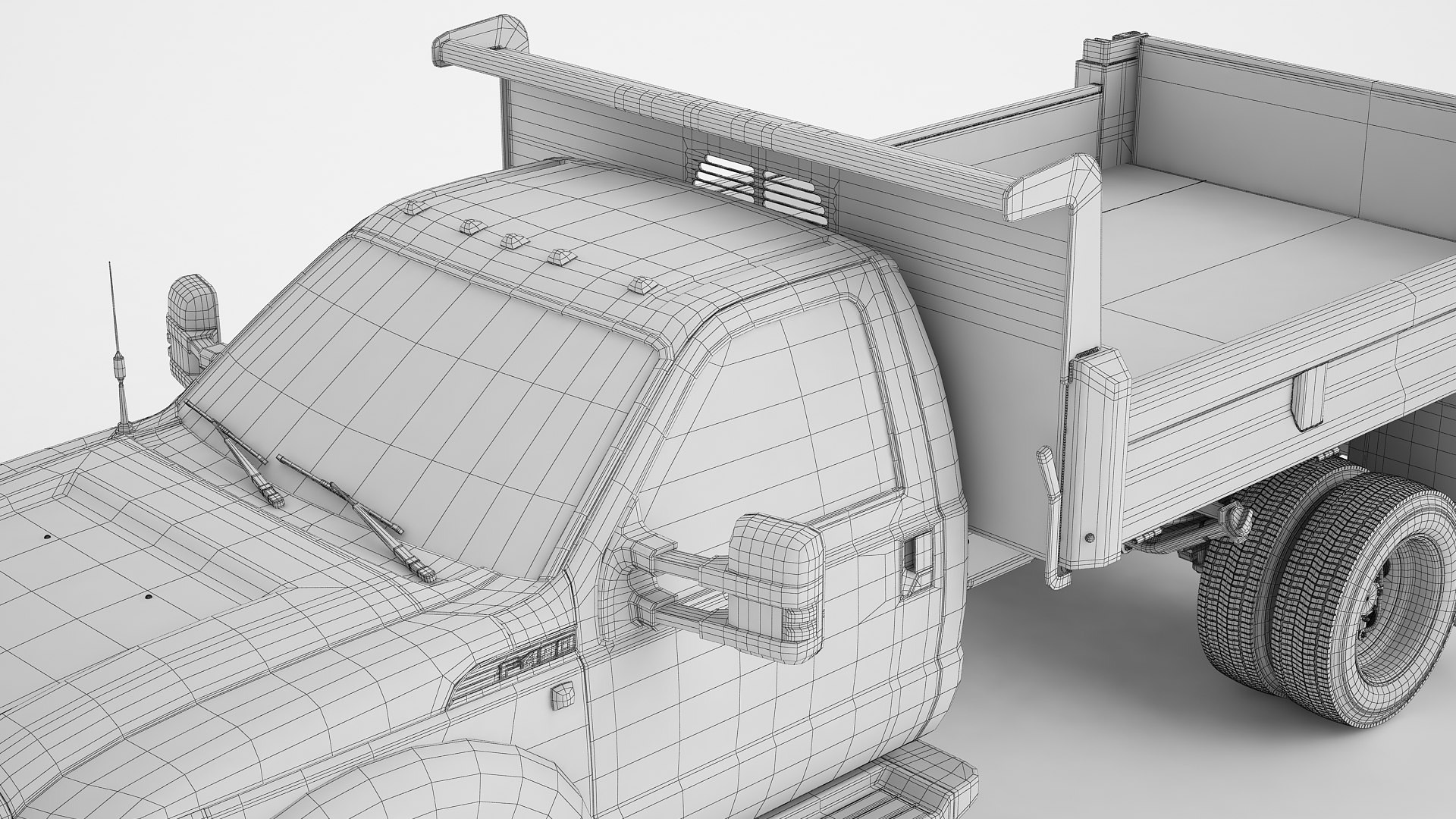 F450 2012 flatbed 3D model - TurboSquid 1608019