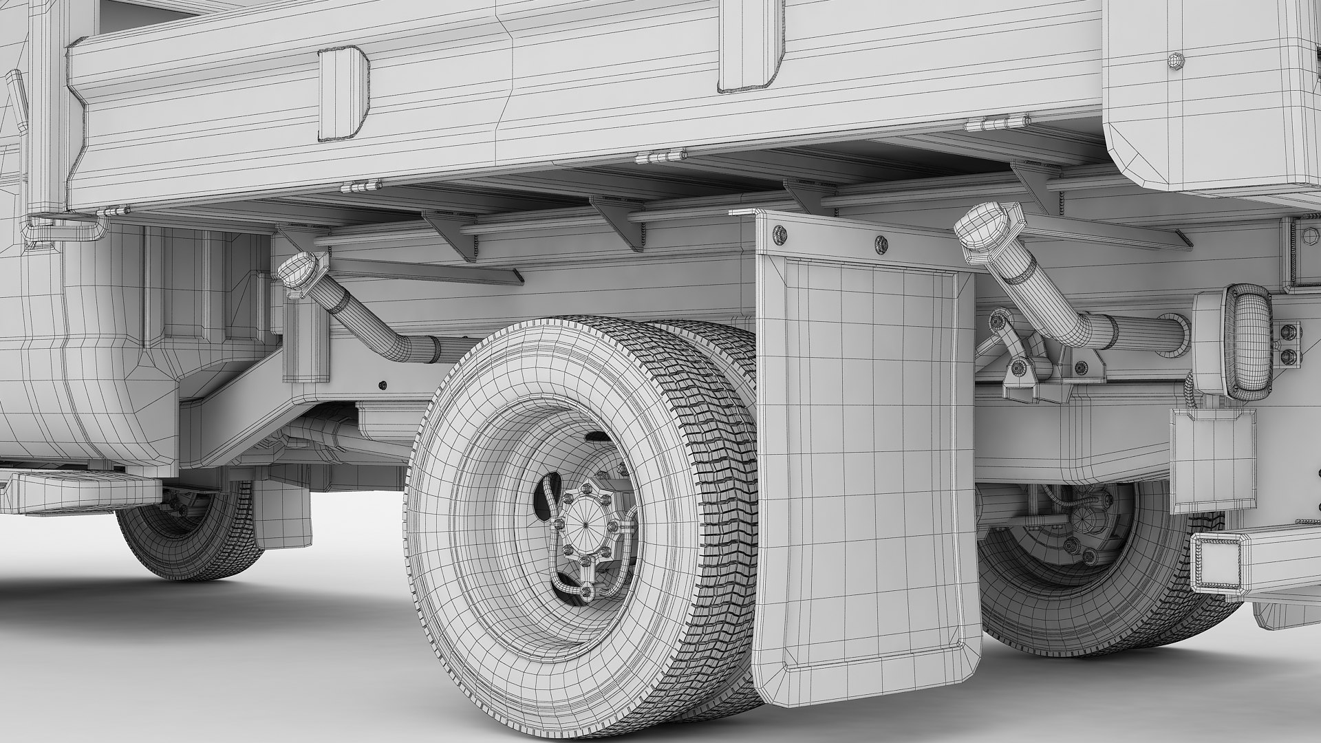 F450 2012 flatbed 3D model - TurboSquid 1608019