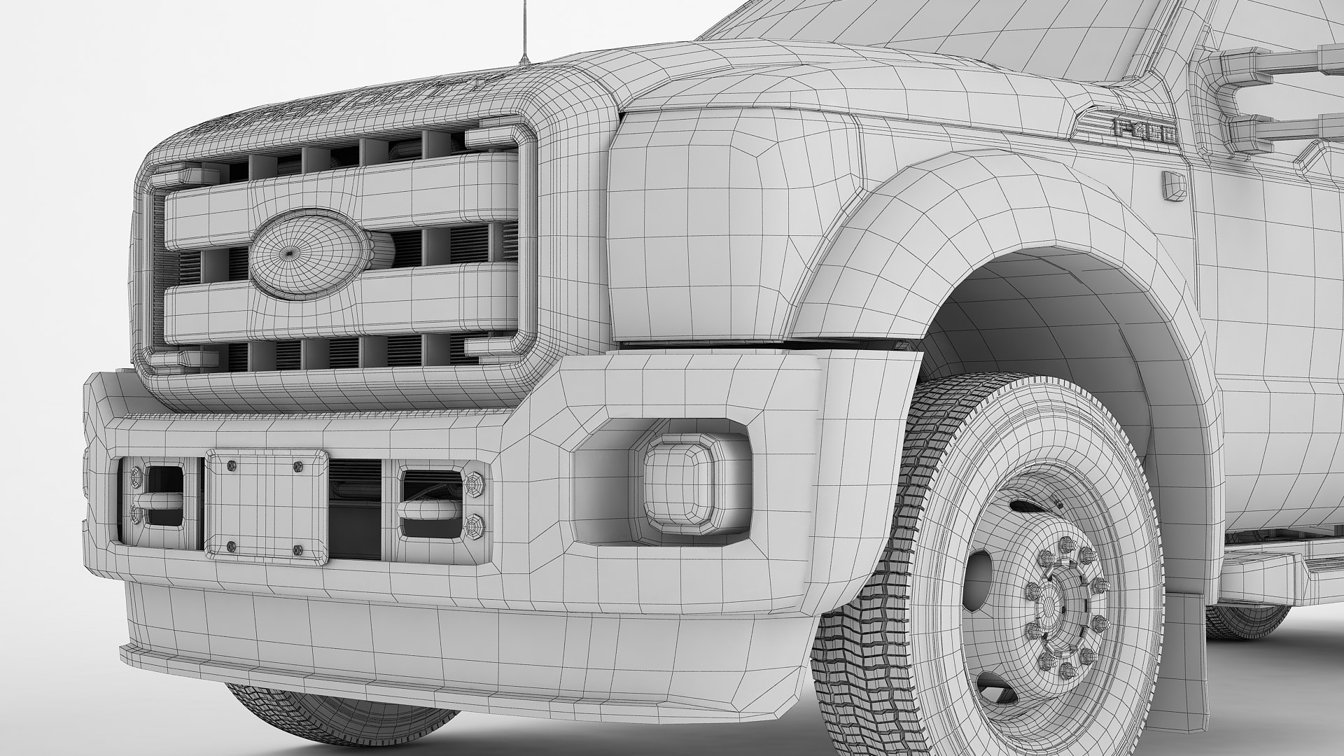 F450 2012 flatbed 3D model - TurboSquid 1608019