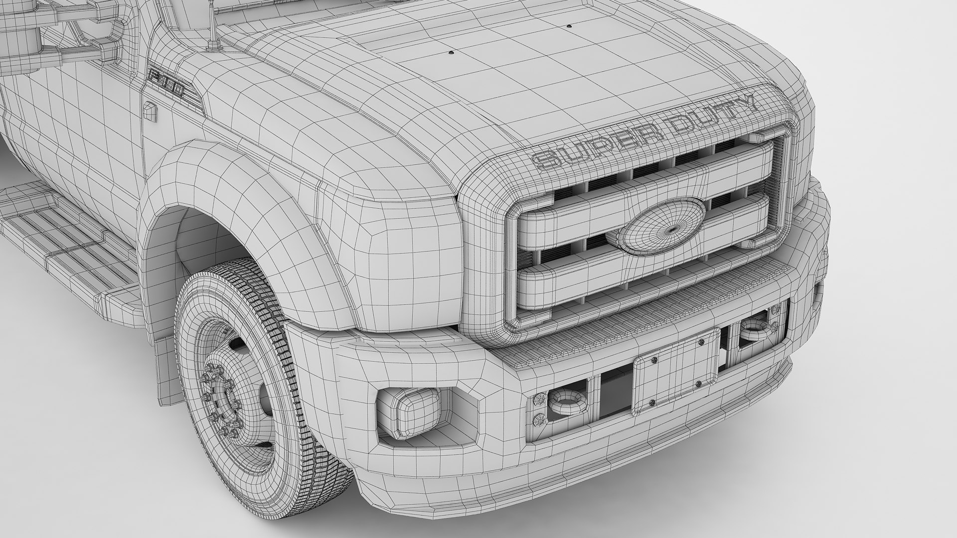 F450 2012 flatbed 3D model - TurboSquid 1608019
