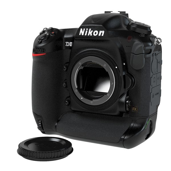 nikon d5 digital slr 3d model