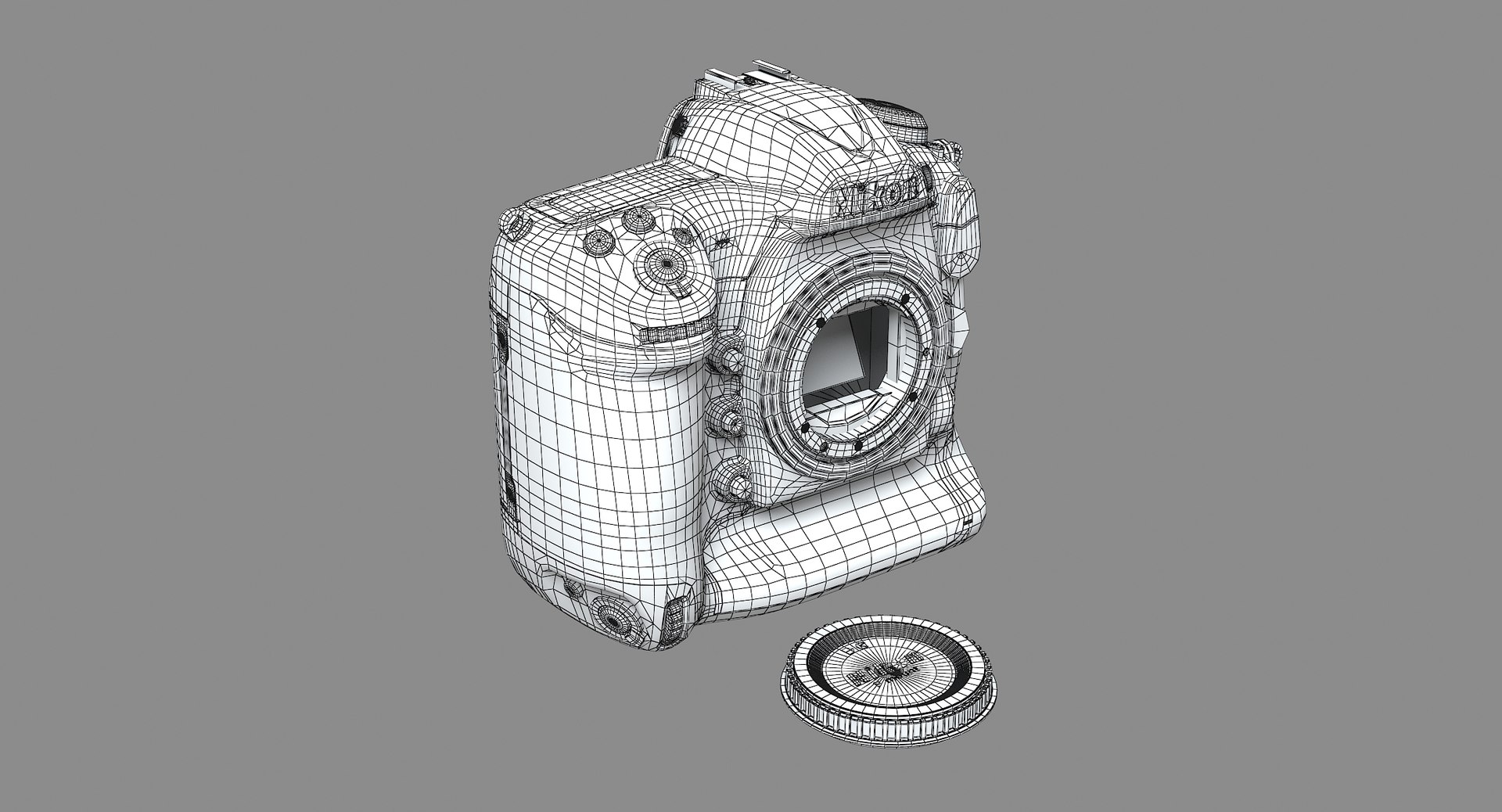 Nikon D5 3d Model