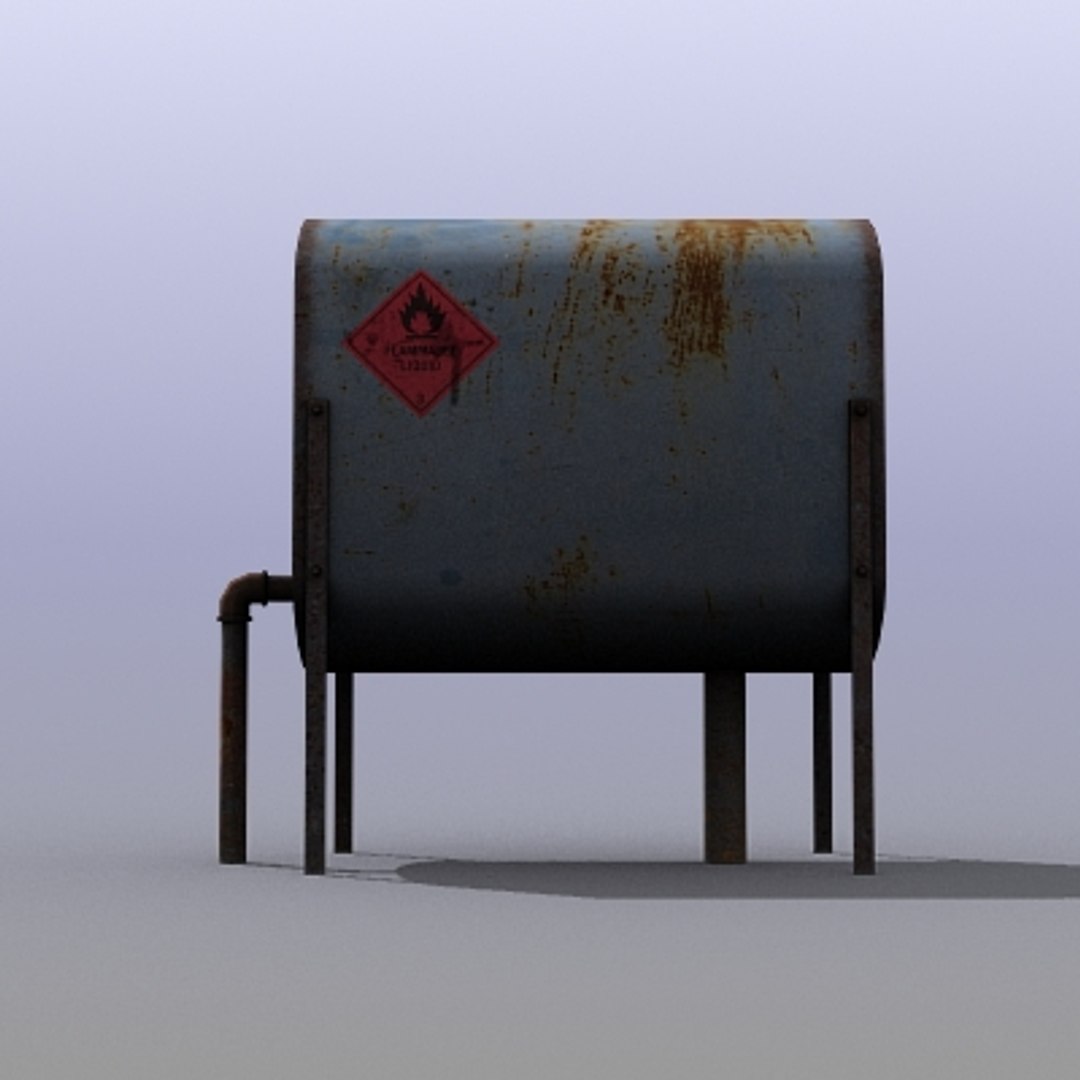 3d model low-poly tank