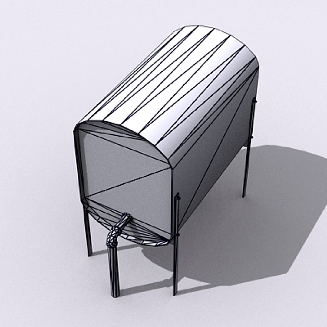 3d model low-poly tank