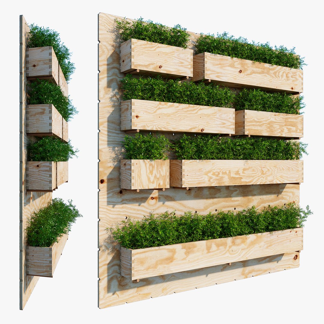Planter box 3D model - TurboSquid 1166481