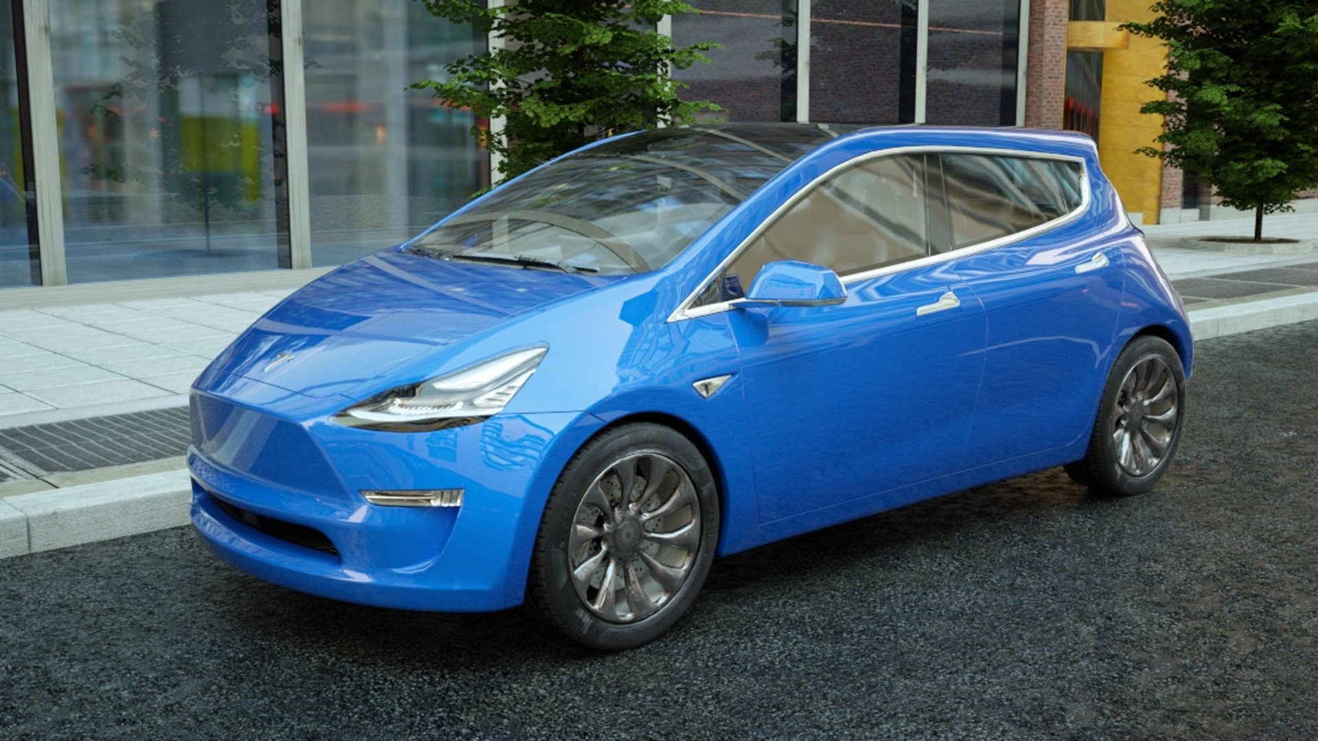 3D Tesla M Modeled - TurboSquid 1222829