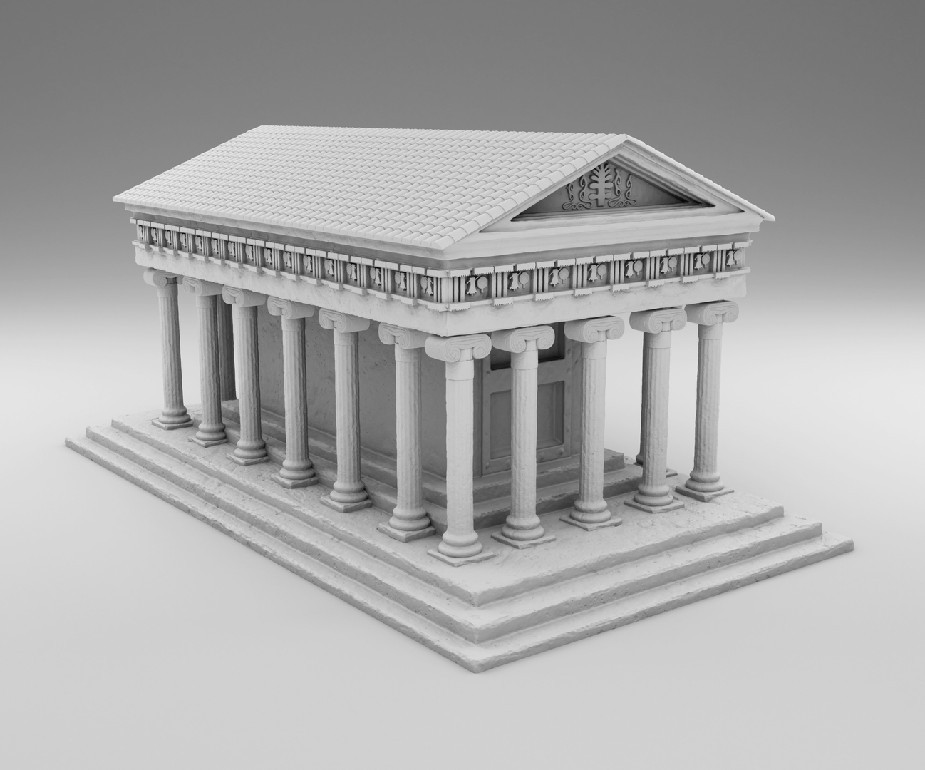Greek temple 3D model - TurboSquid 1687373