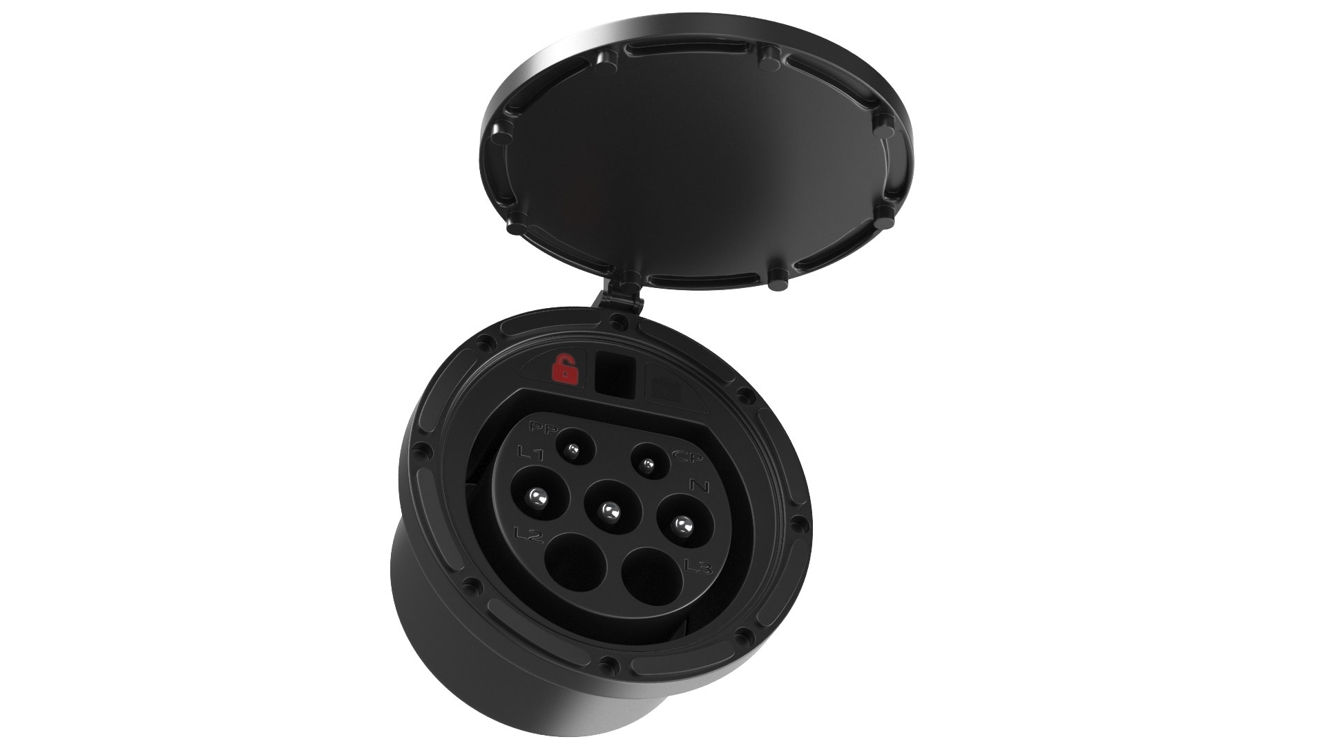 Detailed Electric Charger With Socket 3D model - TurboSquid 2019729