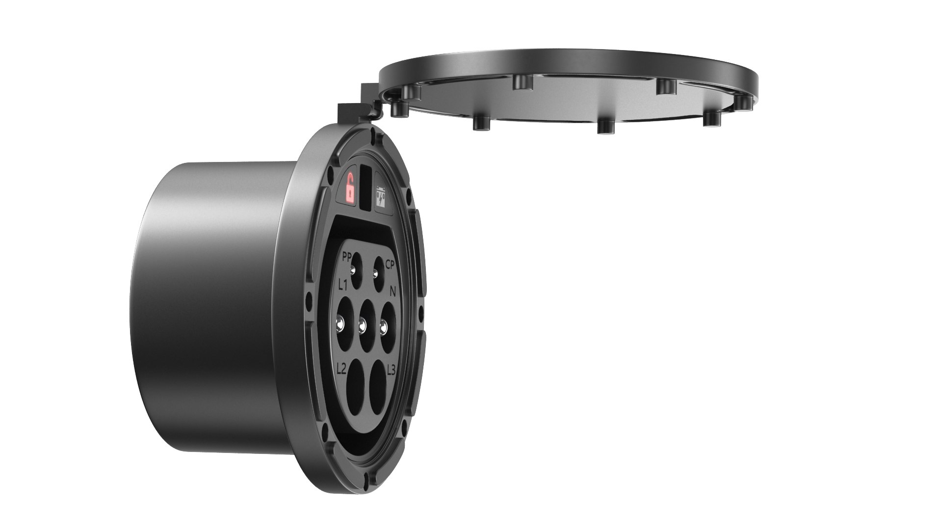 Detailed Electric Charger With Socket 3D model - TurboSquid 2019729