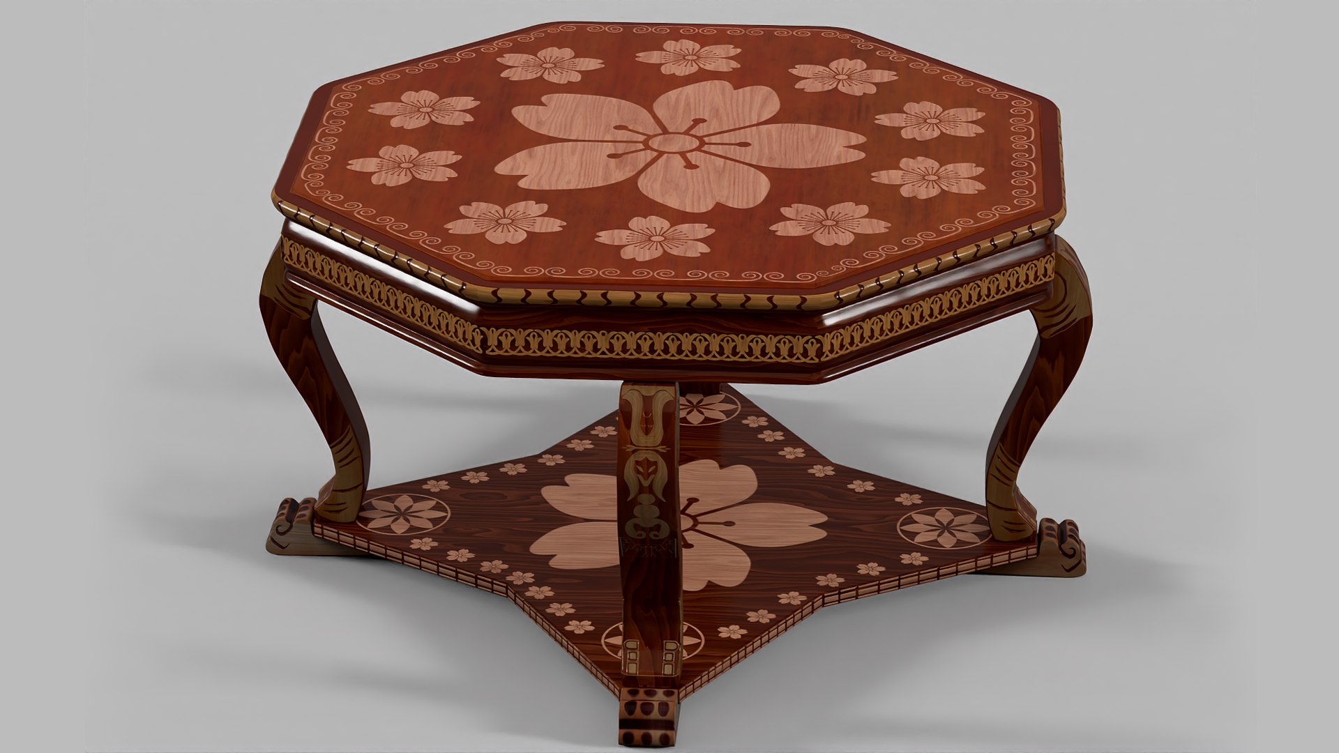 Moroccan Traditional Table 3D Model - TurboSquid 1852038