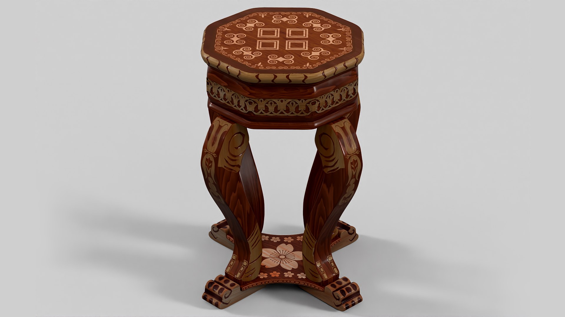 Moroccan Traditional Table 3D Model - TurboSquid 1852038