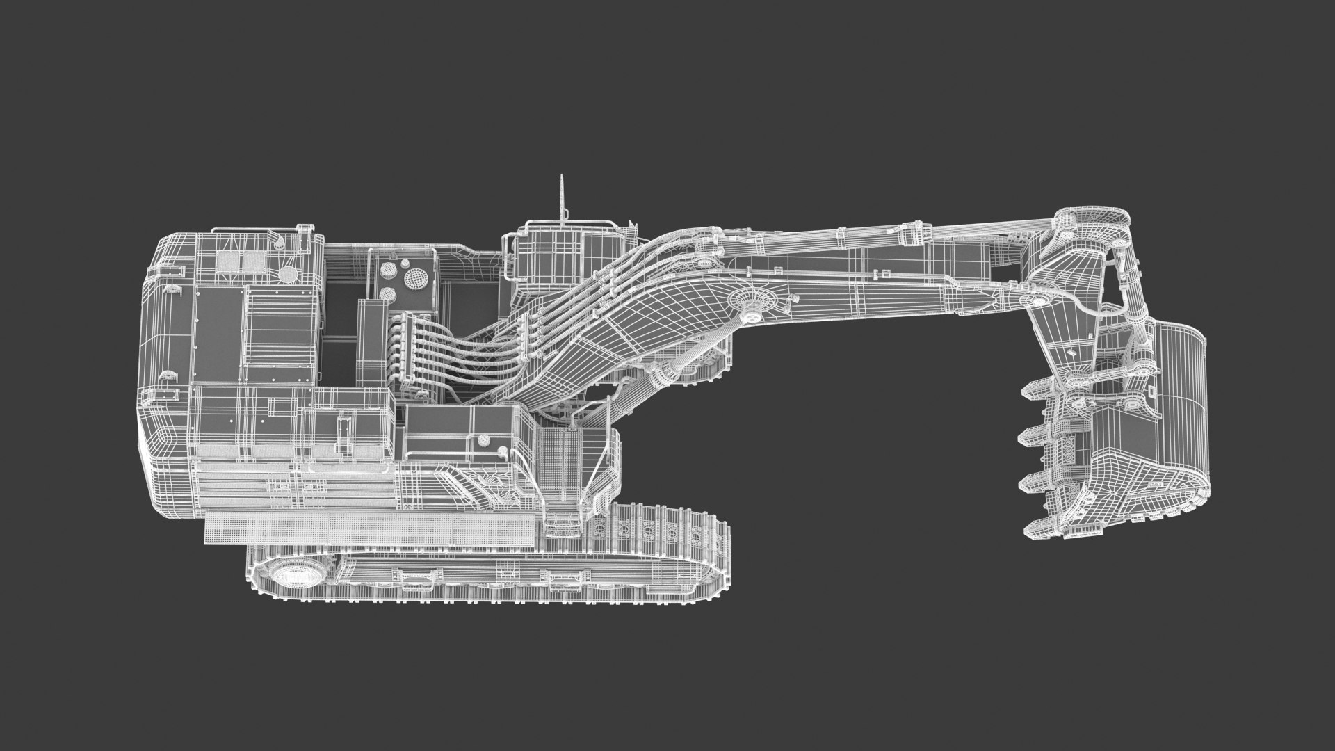 3D Model Crawler Excavator Generic 03 - TurboSquid 1924285