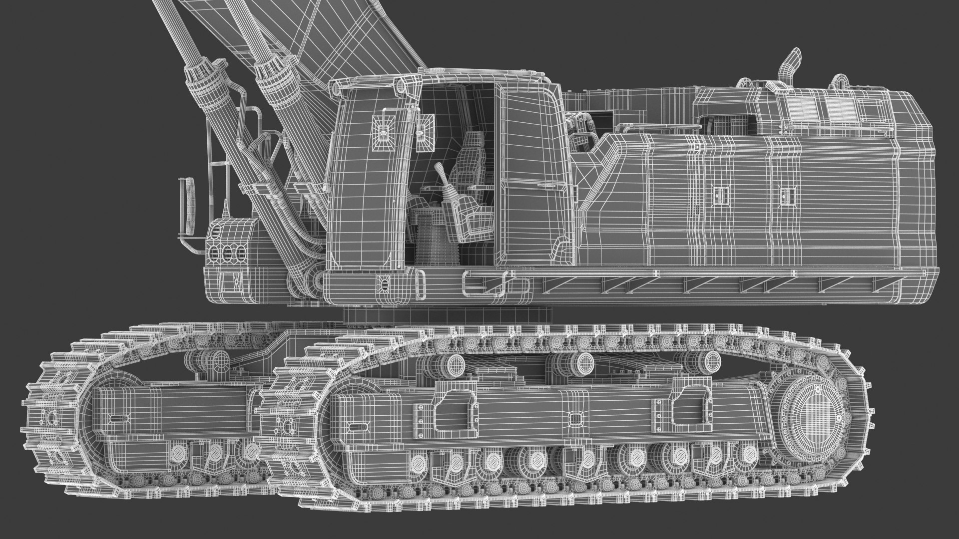 3D Model Crawler Excavator Generic 03 - TurboSquid 1924285