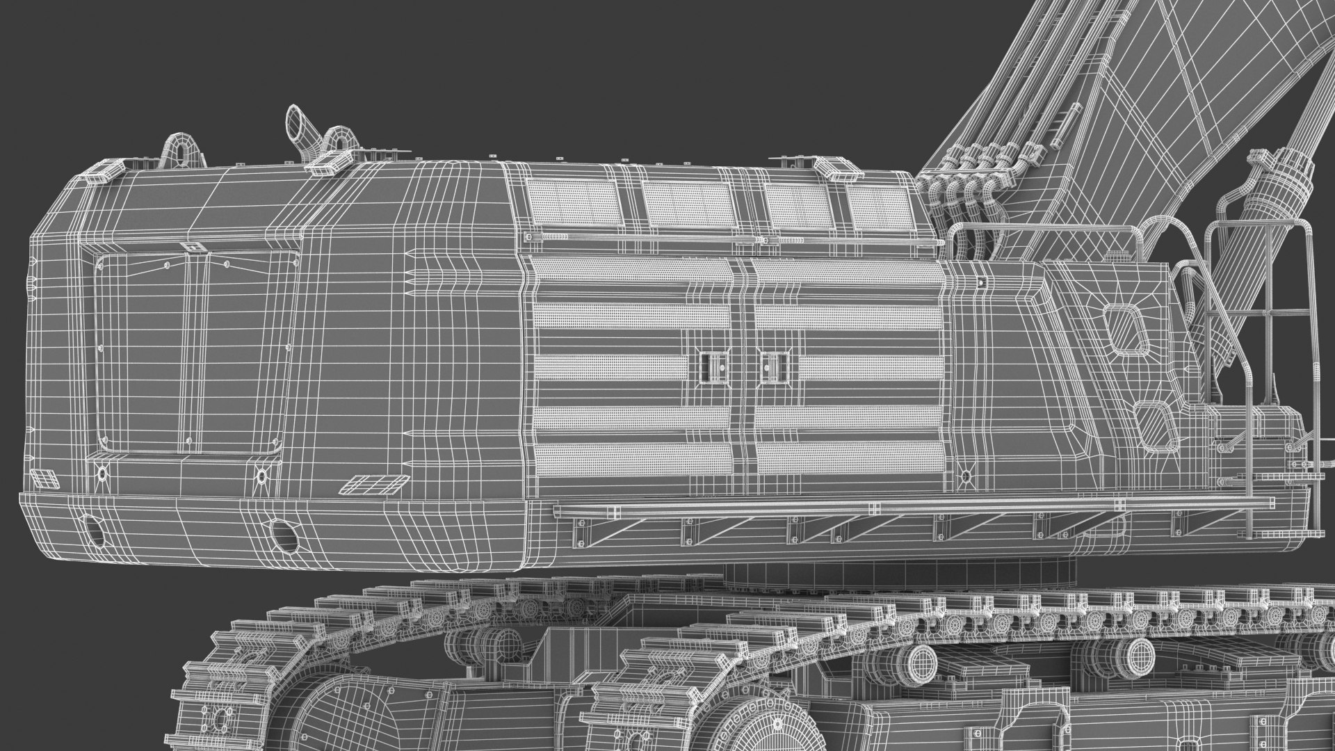 3D Model Crawler Excavator Generic 03 - TurboSquid 1924285