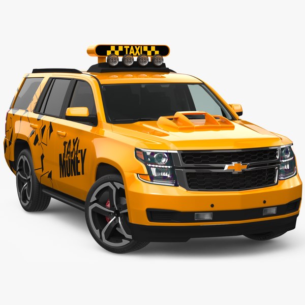 3D CChevrolet Tahoe Taxi model - TurboSquid 1942801