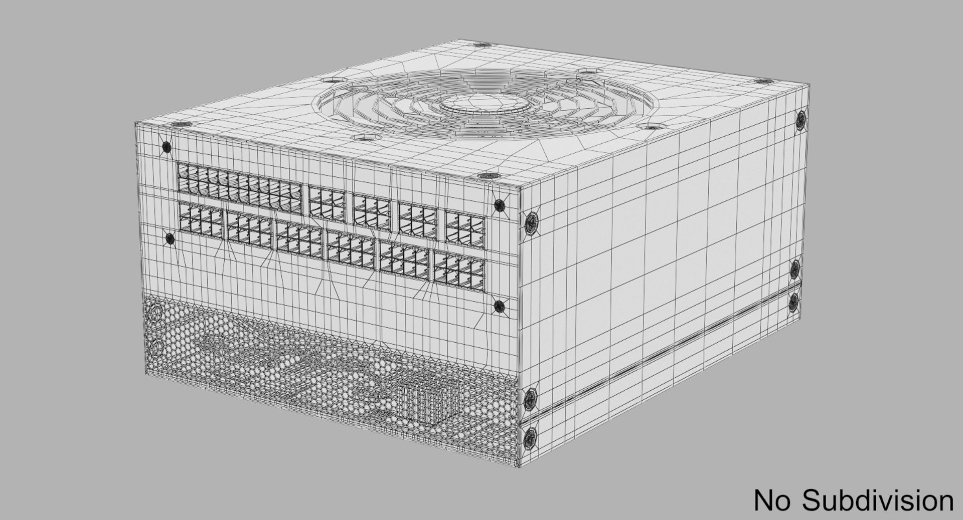 Computer Power Supply 3d Model