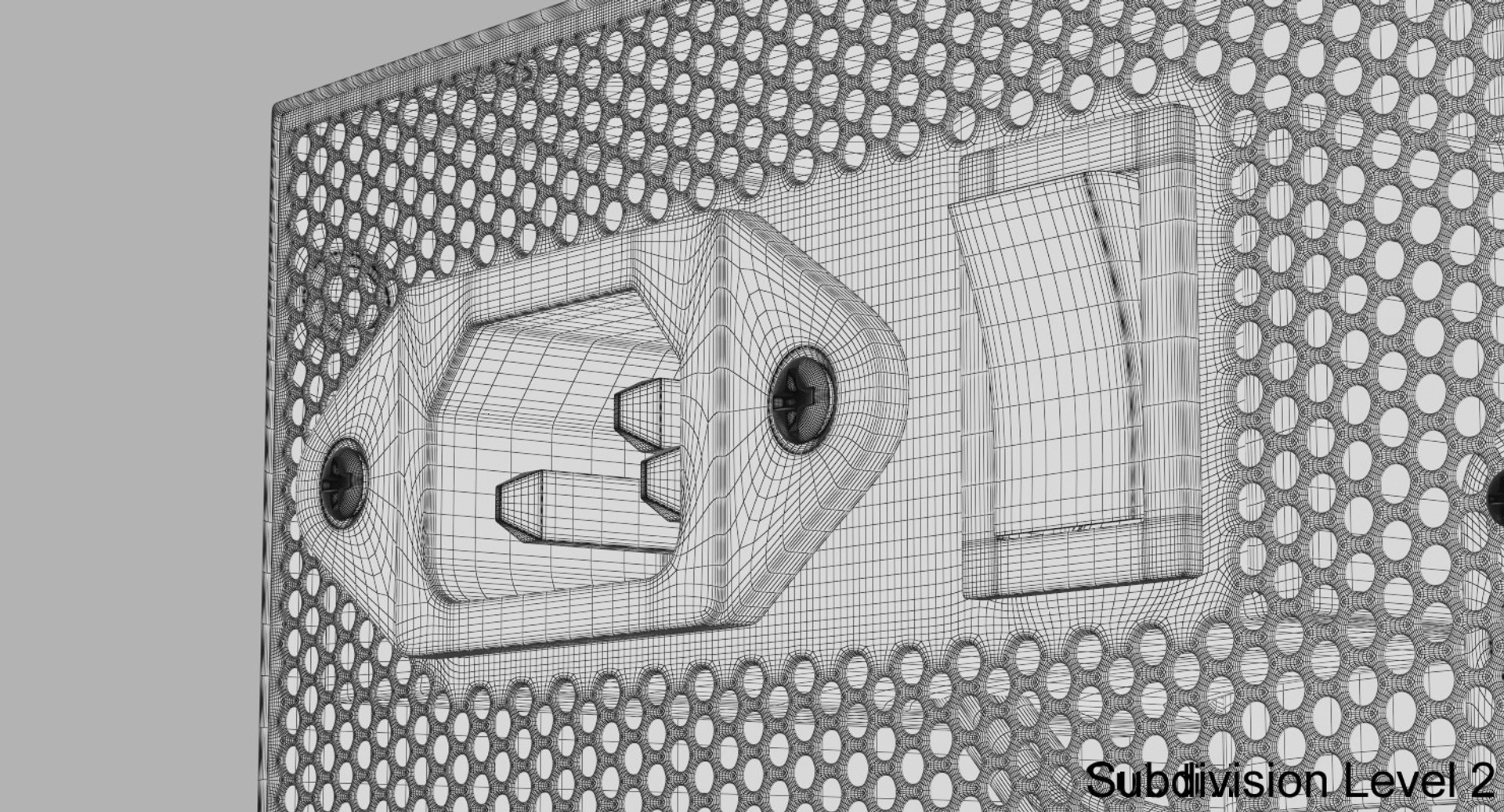 computer power supply 3d model
