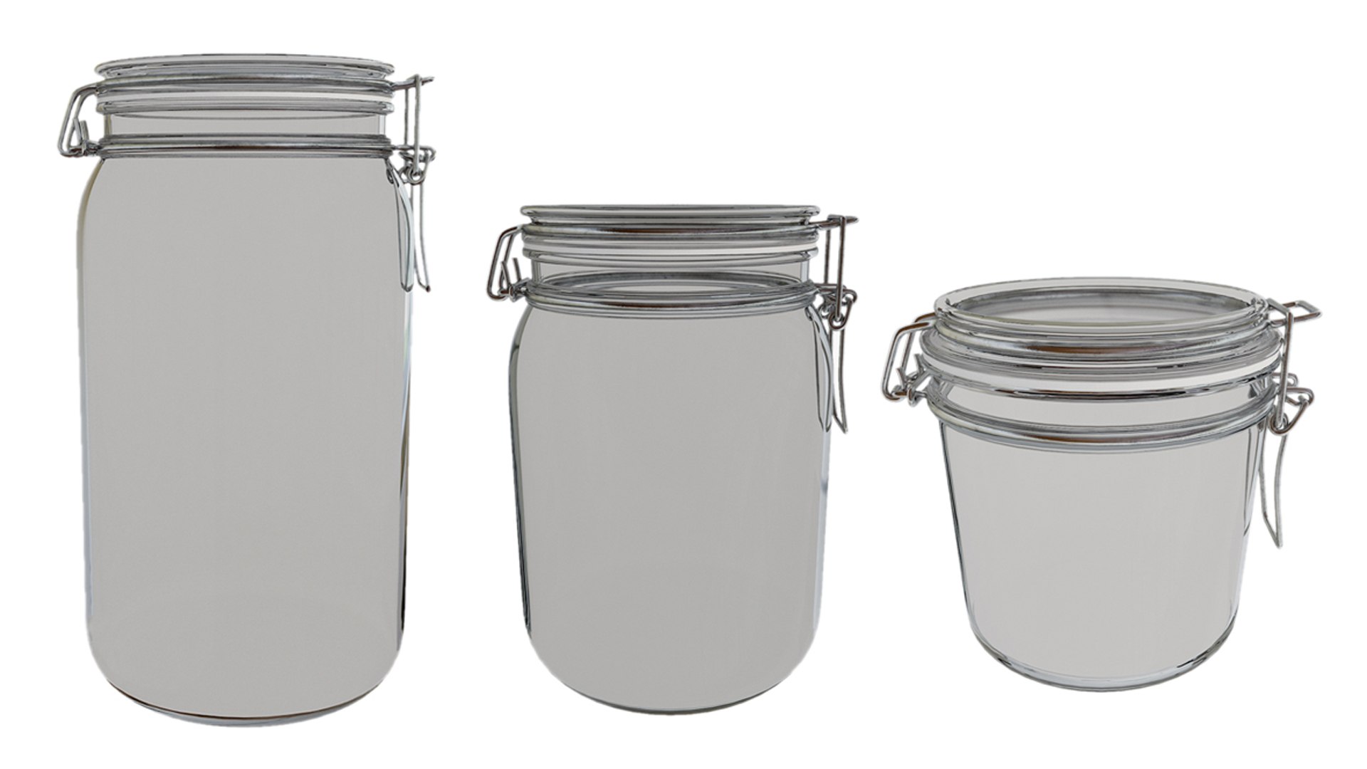 3D Model Glass Jar Collection - TurboSquid 2283980