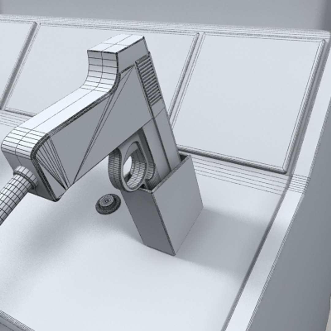 3d Model Stand Arcade Gun