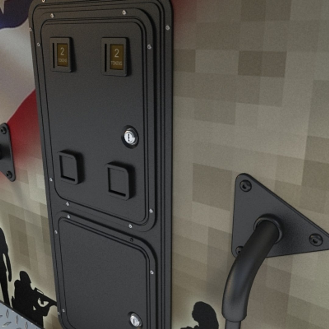 3d Model Stand Arcade Gun