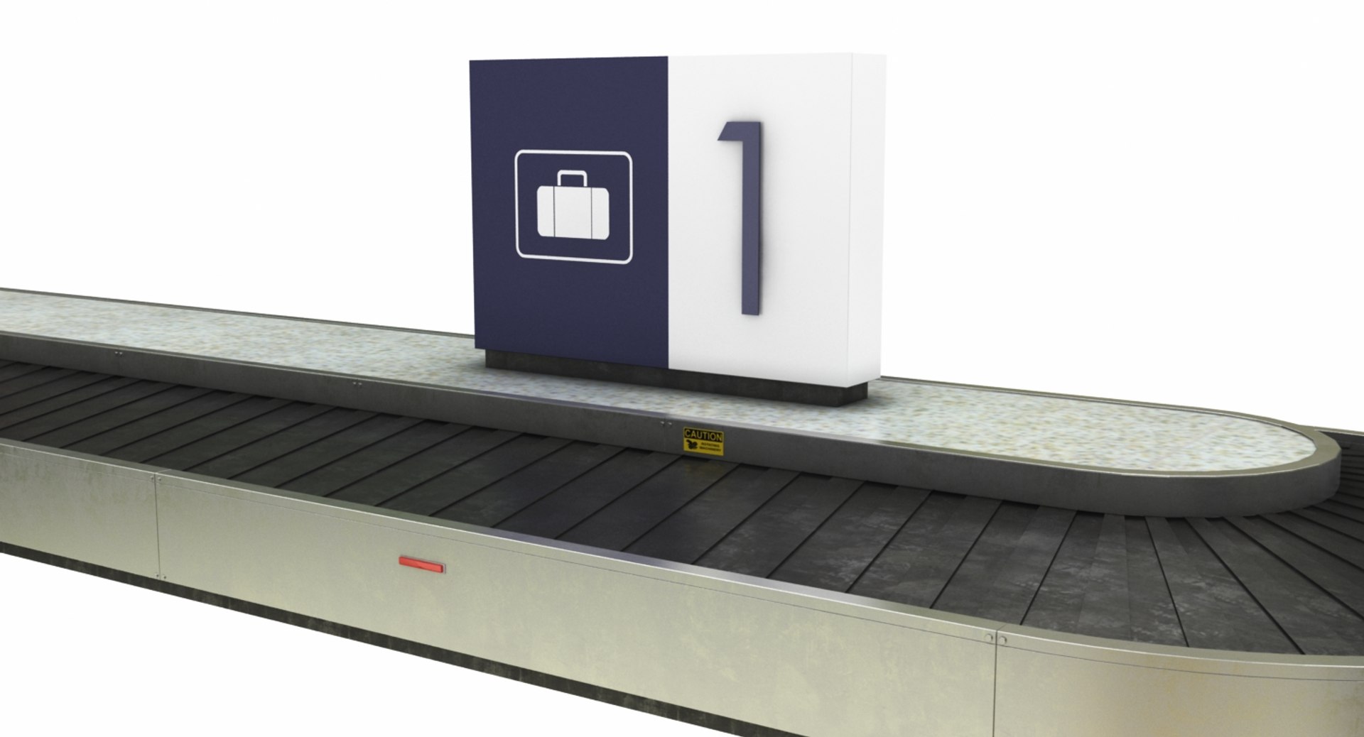 Baggage Carousel 3D Model - TurboSquid 1371768