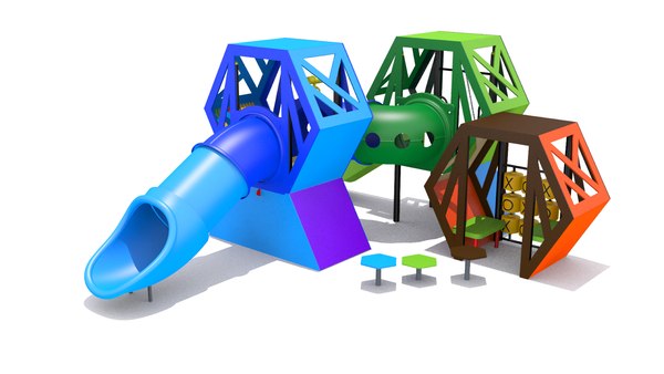 3D Hex Playground - TurboSquid 1756309