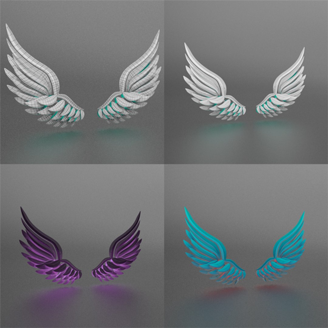 3D Wings - TurboSquid 1456830