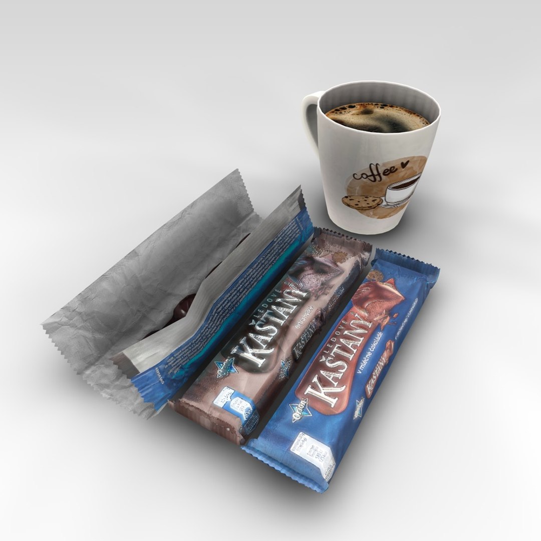 3D модель chocolate bar - TurboSquid 1954043