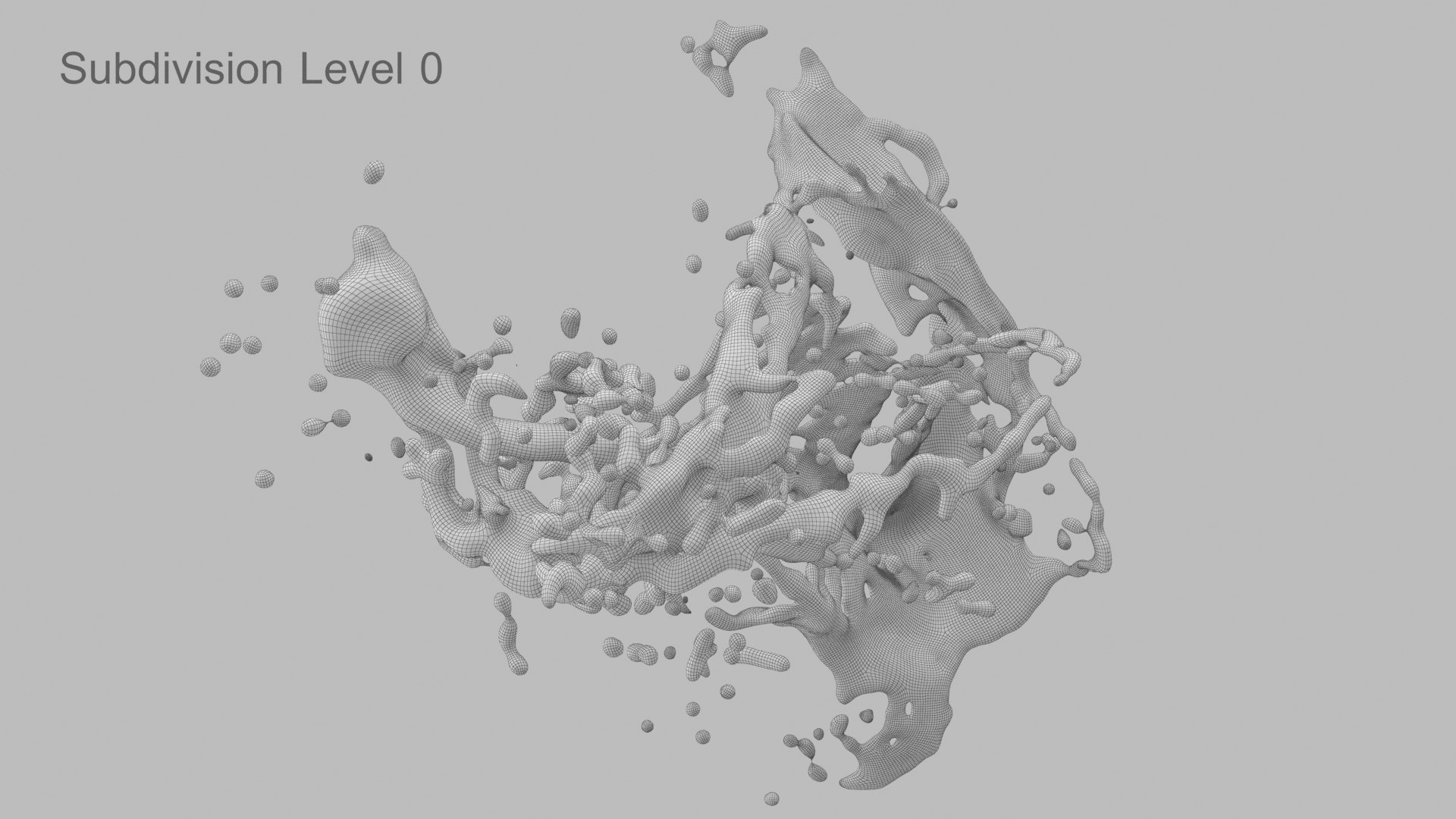 3D Model Yellow Splash 05 - TurboSquid 1872415