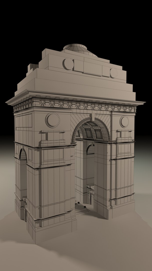 India Gate 3D Model - TurboSquid 1304535