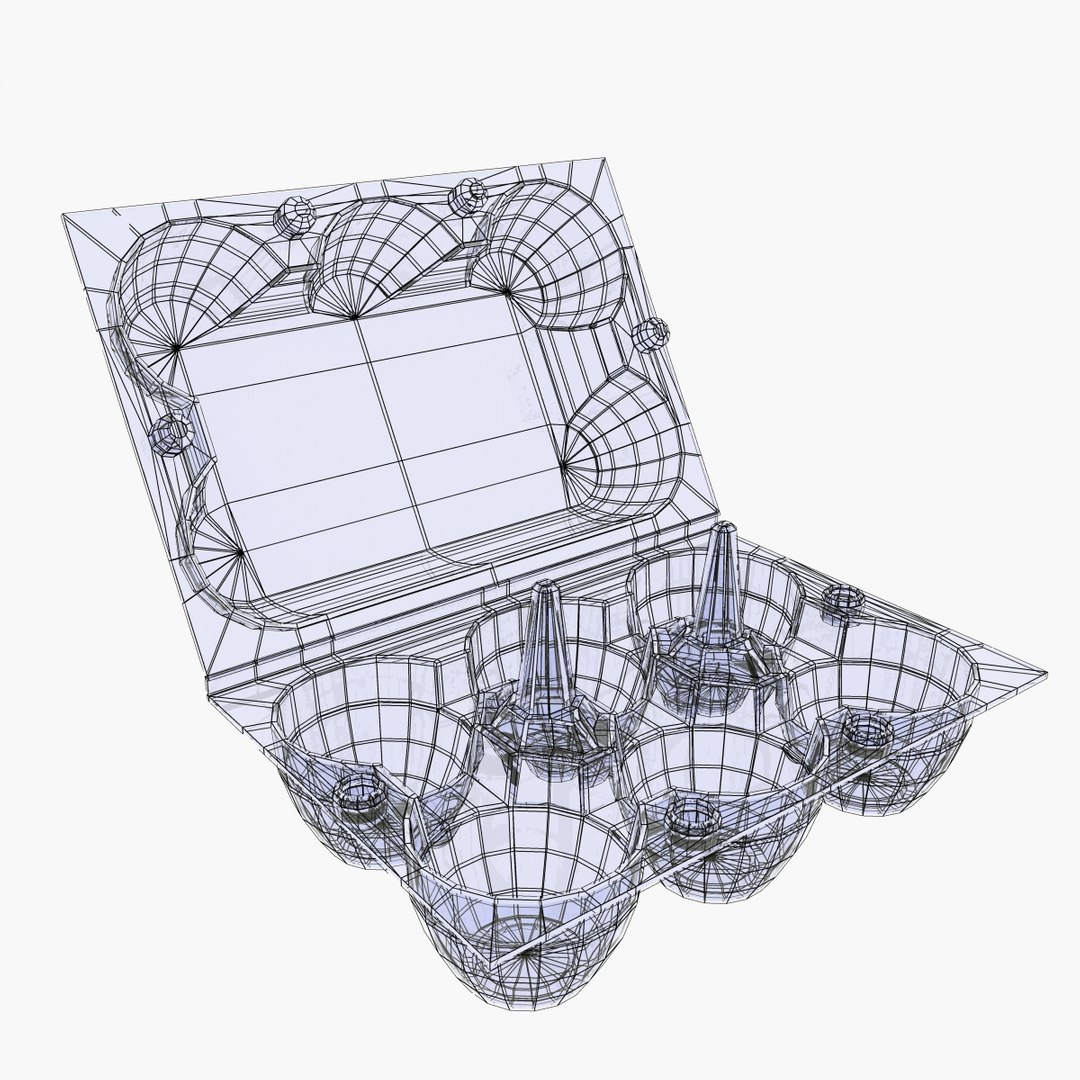 egg box 3d model