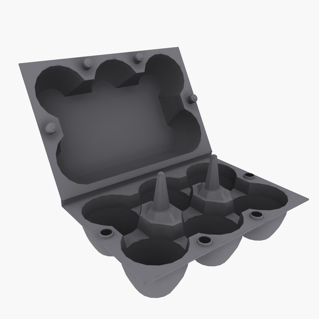 egg box 3d model