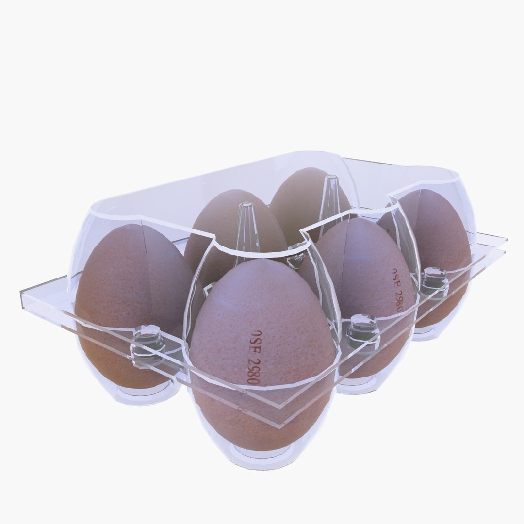egg box 3d model